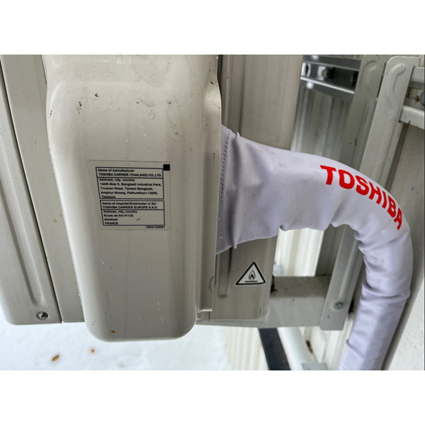 Rörskydd (skyddsstrumpa) till luftvärmepump | Installation - Service - Reparation